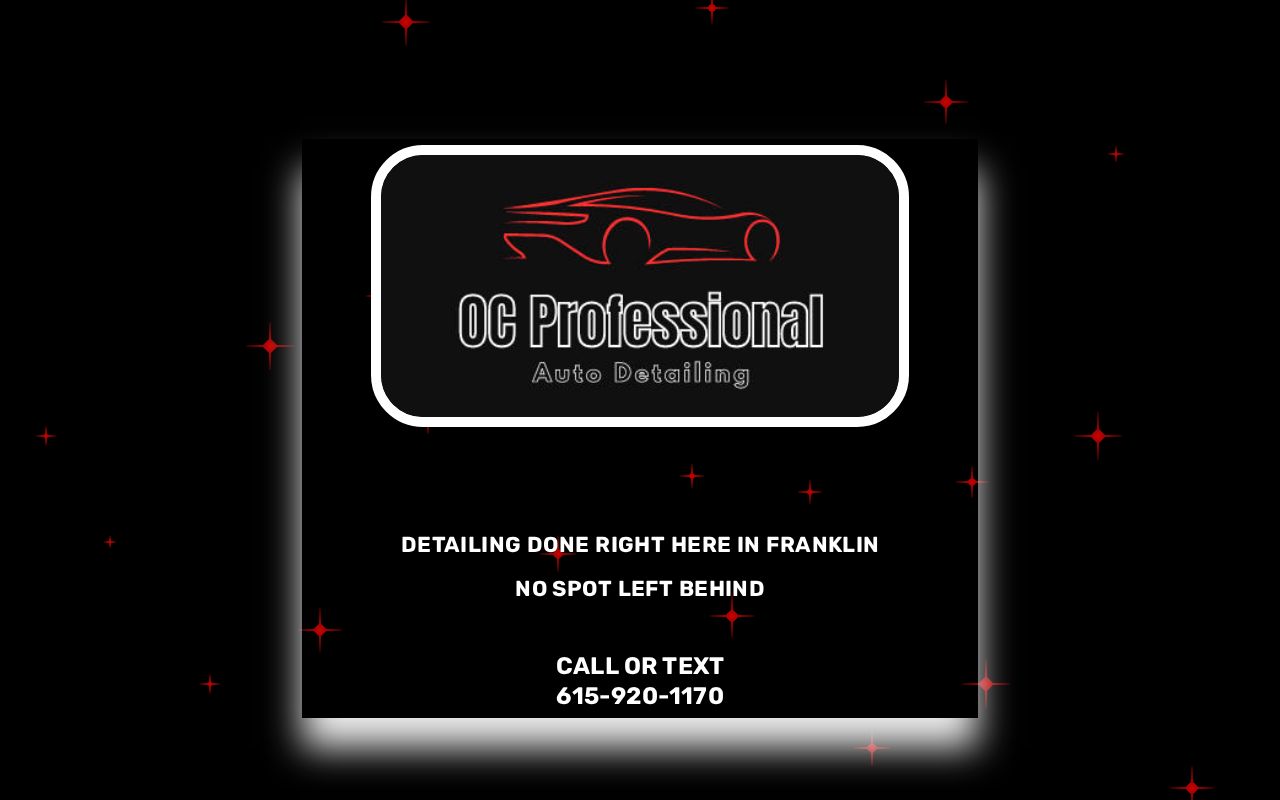 OC Professional Auto Detailing